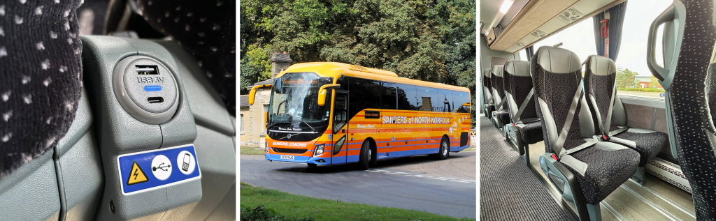 Full-Sized Coach Hire - Sanders Coaches Ltd