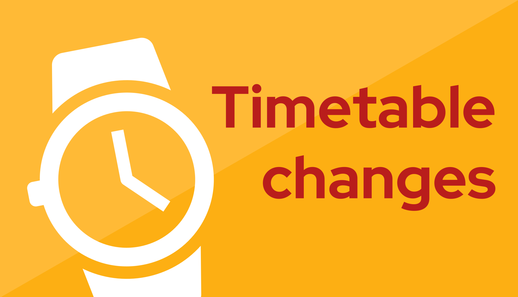 Timetable Changes from 1st February 2026 - Sanders Coaches Ltd